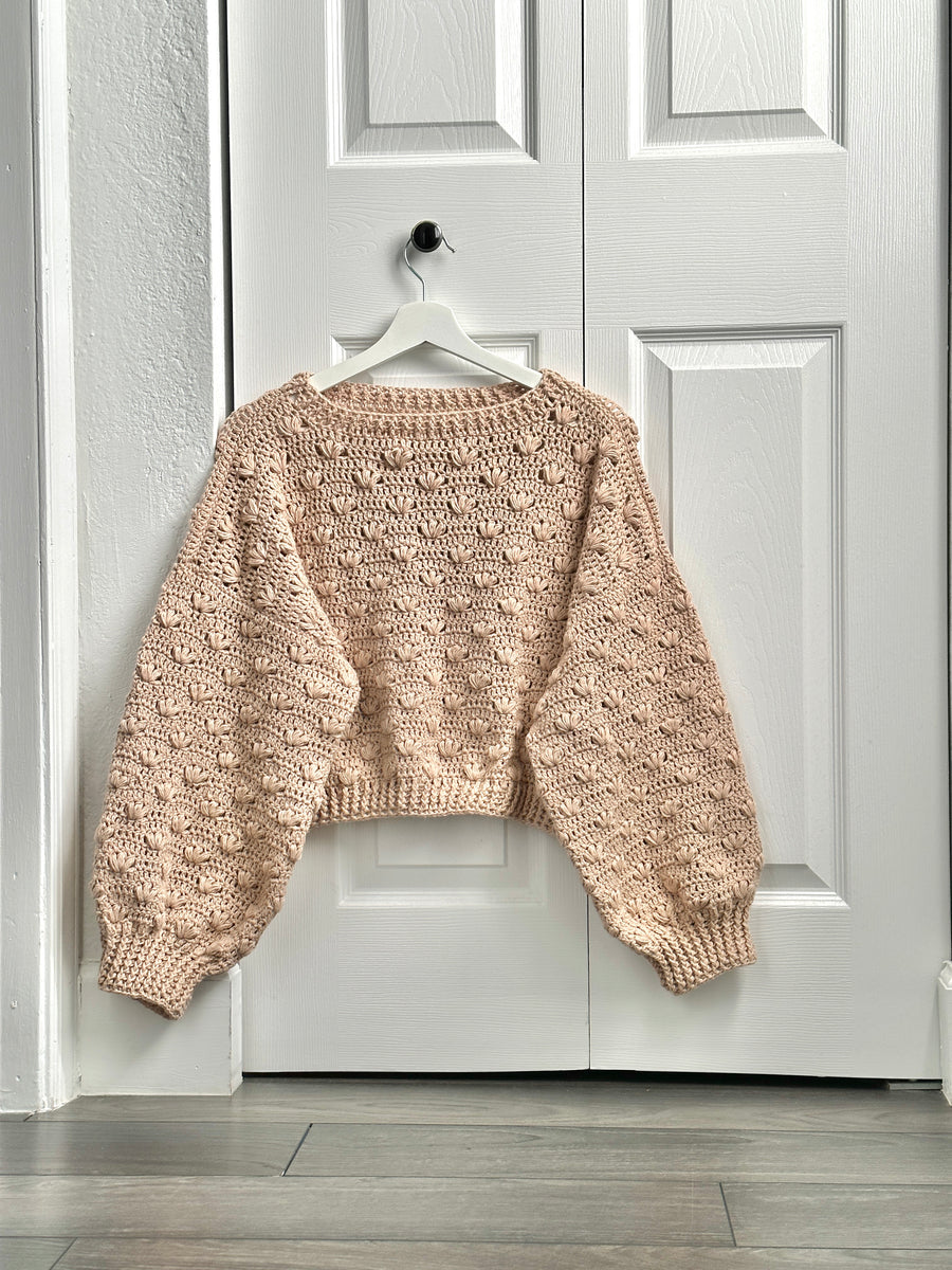 Crochet Puff Dream Sweater PDF Pattern (instant download) – TSCrochetDesign